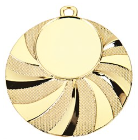 Medalje med plads til emblem eller eget logo. - Medaljer - Pokalshoppen