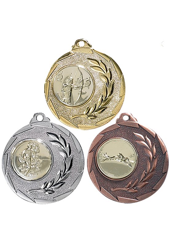 Medalje med plads til emblem eller eget logo. - Medaljer - Pokalshoppen